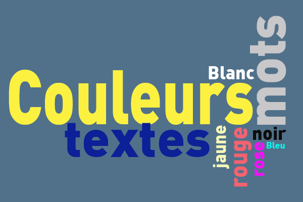 Couleurs, mots, textes - Balises - Le magazine de la Bpi